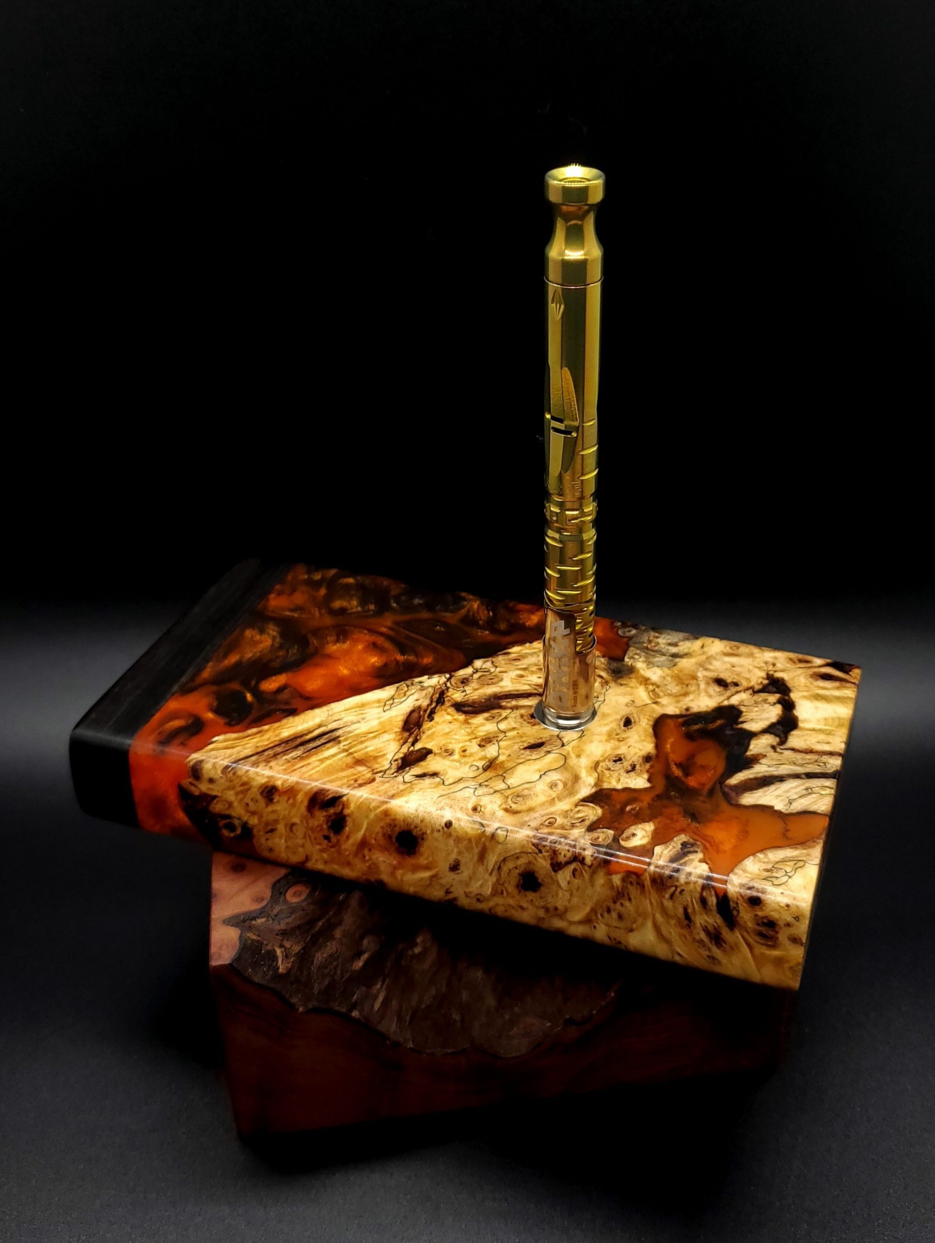 Gold Anodized Titanium Omni-Dynavap-Full Stem – Dovetail Woodwork