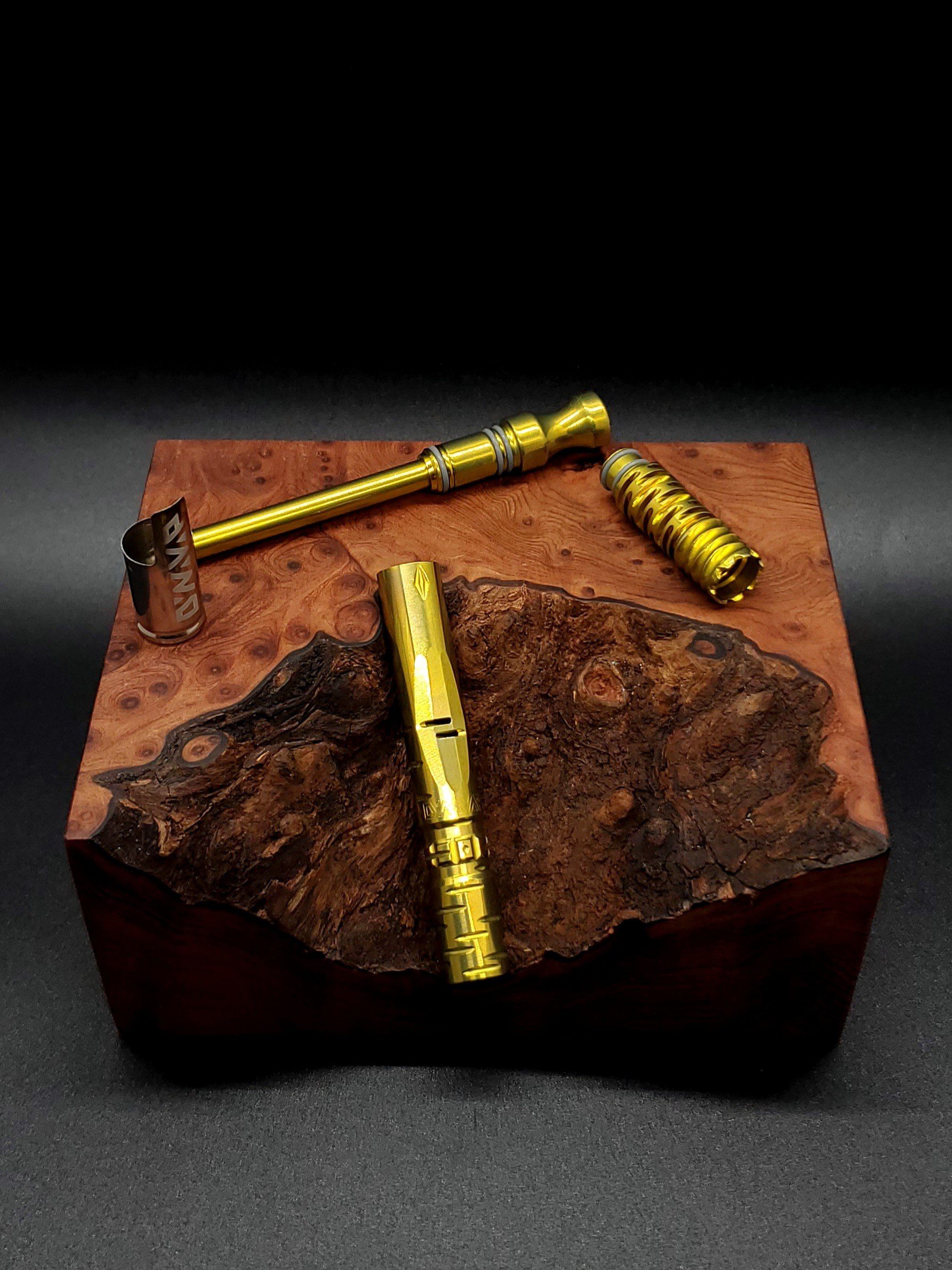 Gold Anodized Titanium Omni-Dynavap-Full Stem – Dovetail Woodwork