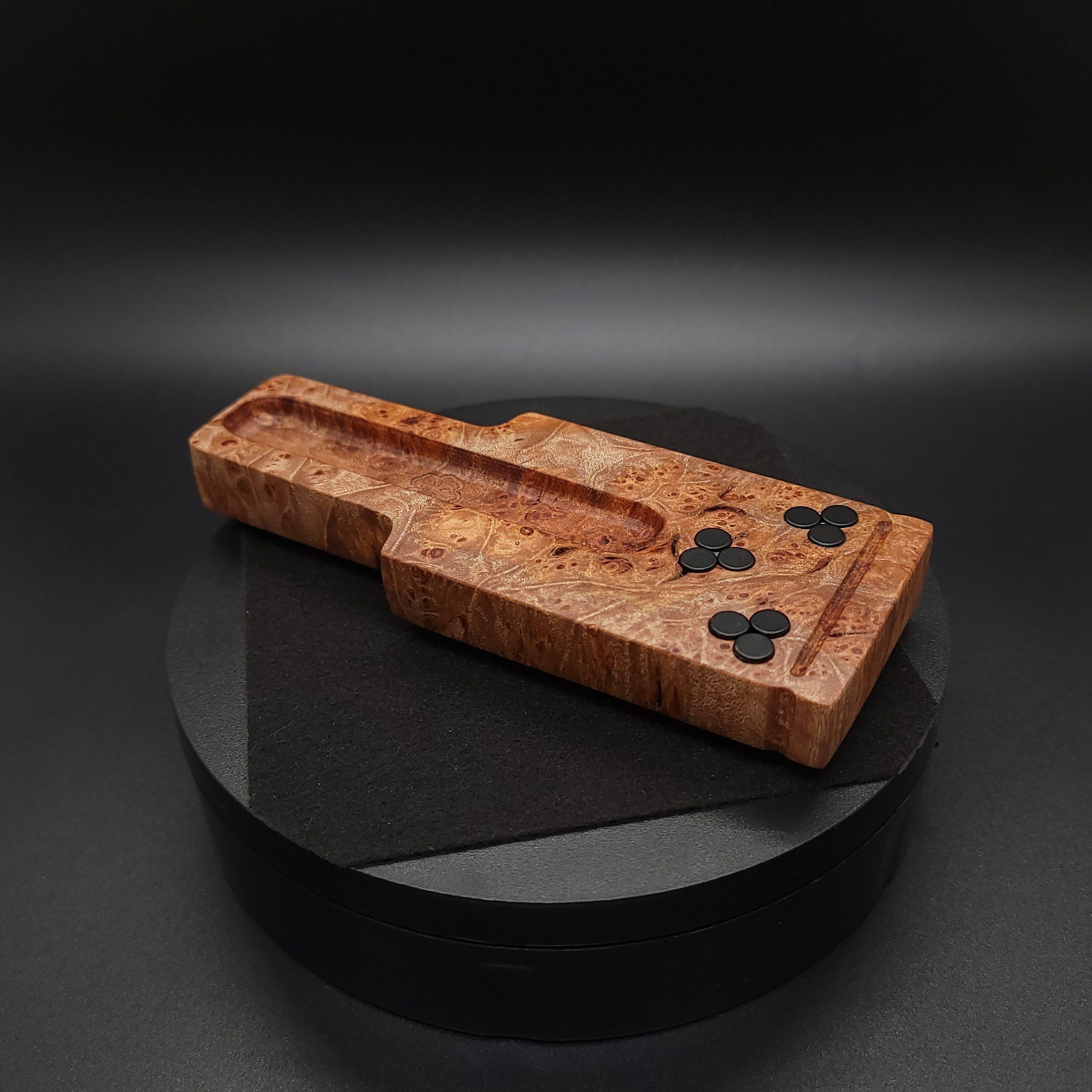 Dynavap VapCap Stem Display-Highly Figured Madrone Burl Wood – Dovetail ...