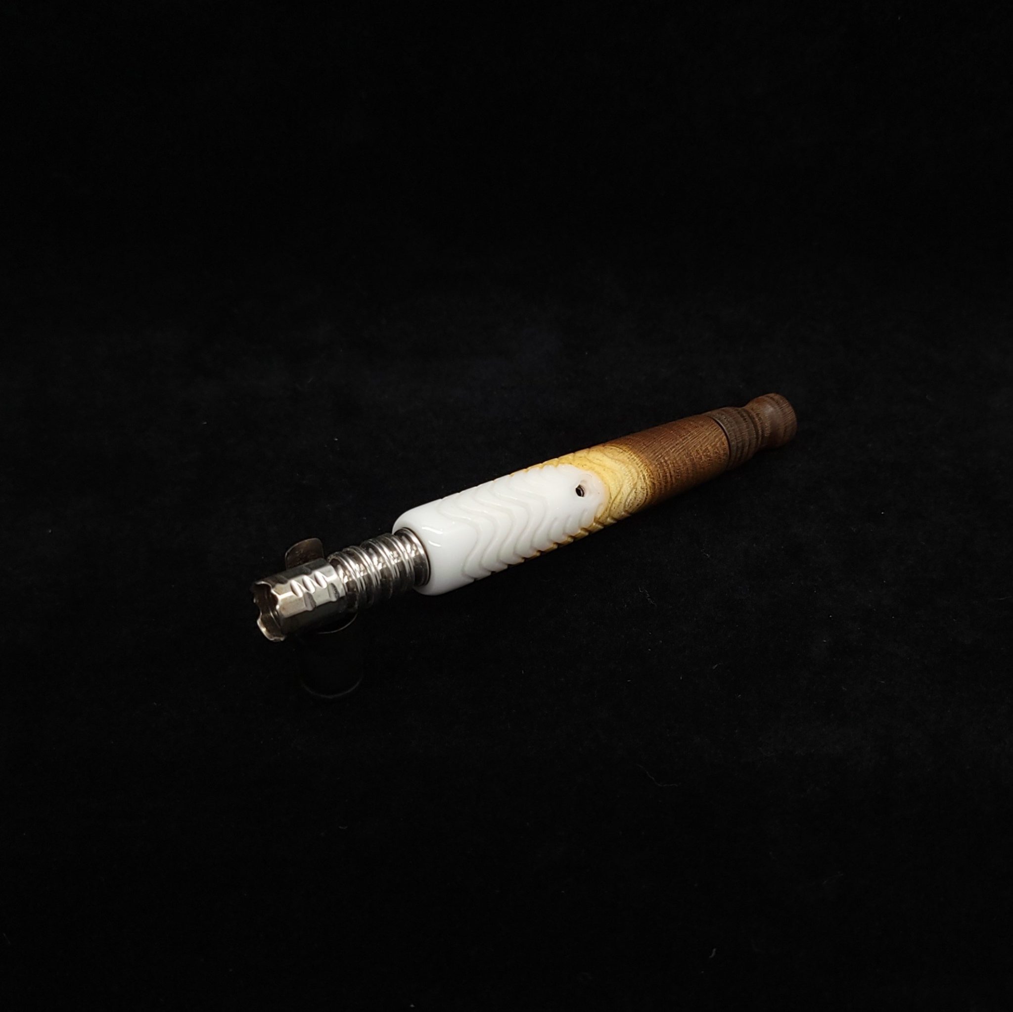 Twisted Stems Series-Luminescent Skeleton Dynavap Stem with (2) Mouthpiece Bundle – Dovetail ...