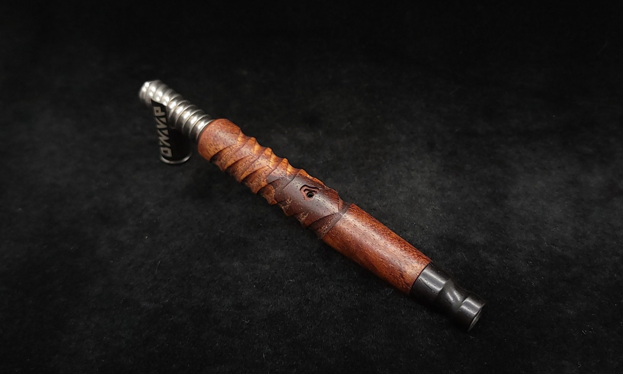 Twisted Stems Series-Eclipse XL Dynavap Stem/Hawaiian Koa Burl w/Ebony ...